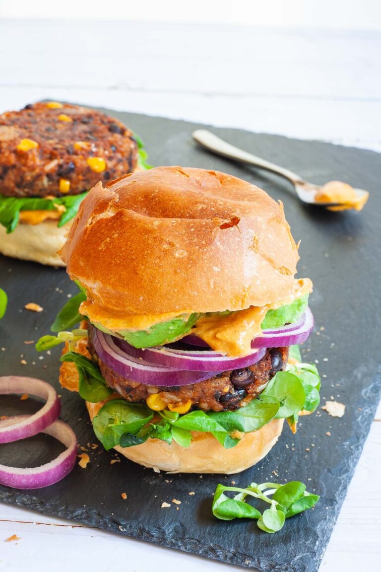 The Best Chipotle Black Bean Burger (MorningStar Copycat) - My Pure Plants