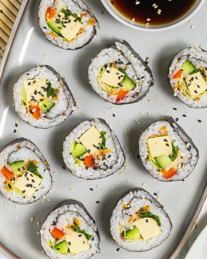 Rice Paper Sushi without Seaweed - My Pure Plants