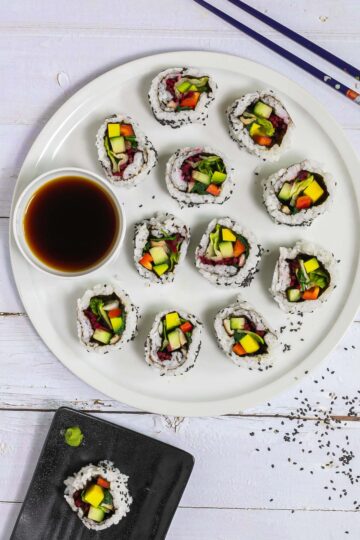 Easy Sushi without Fish (or Seafood) - My Pure Plants
