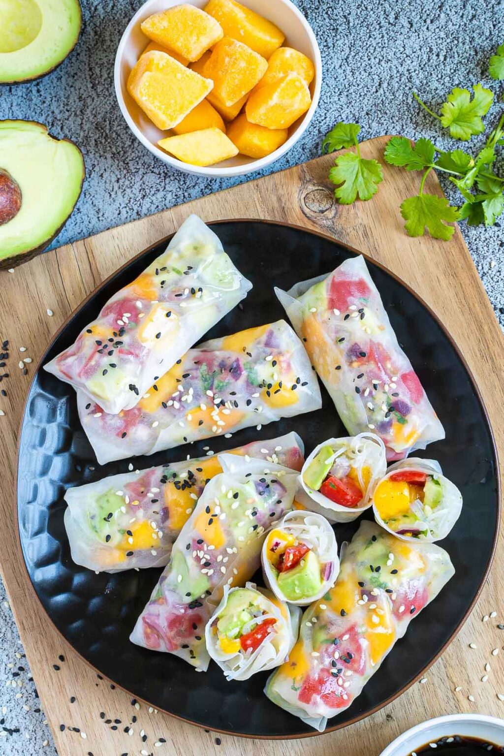 Avocado Spring Rolls - My Pure Plants