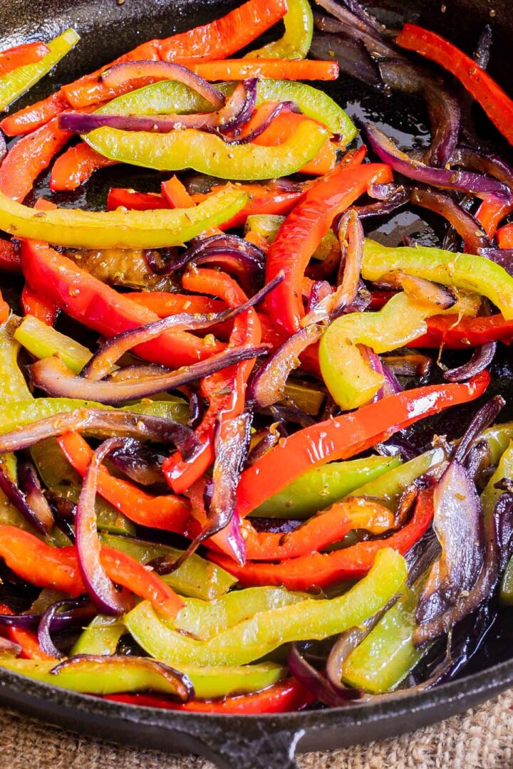 Fajita Veggies (Chipotle Copycat) - My Pure Plants