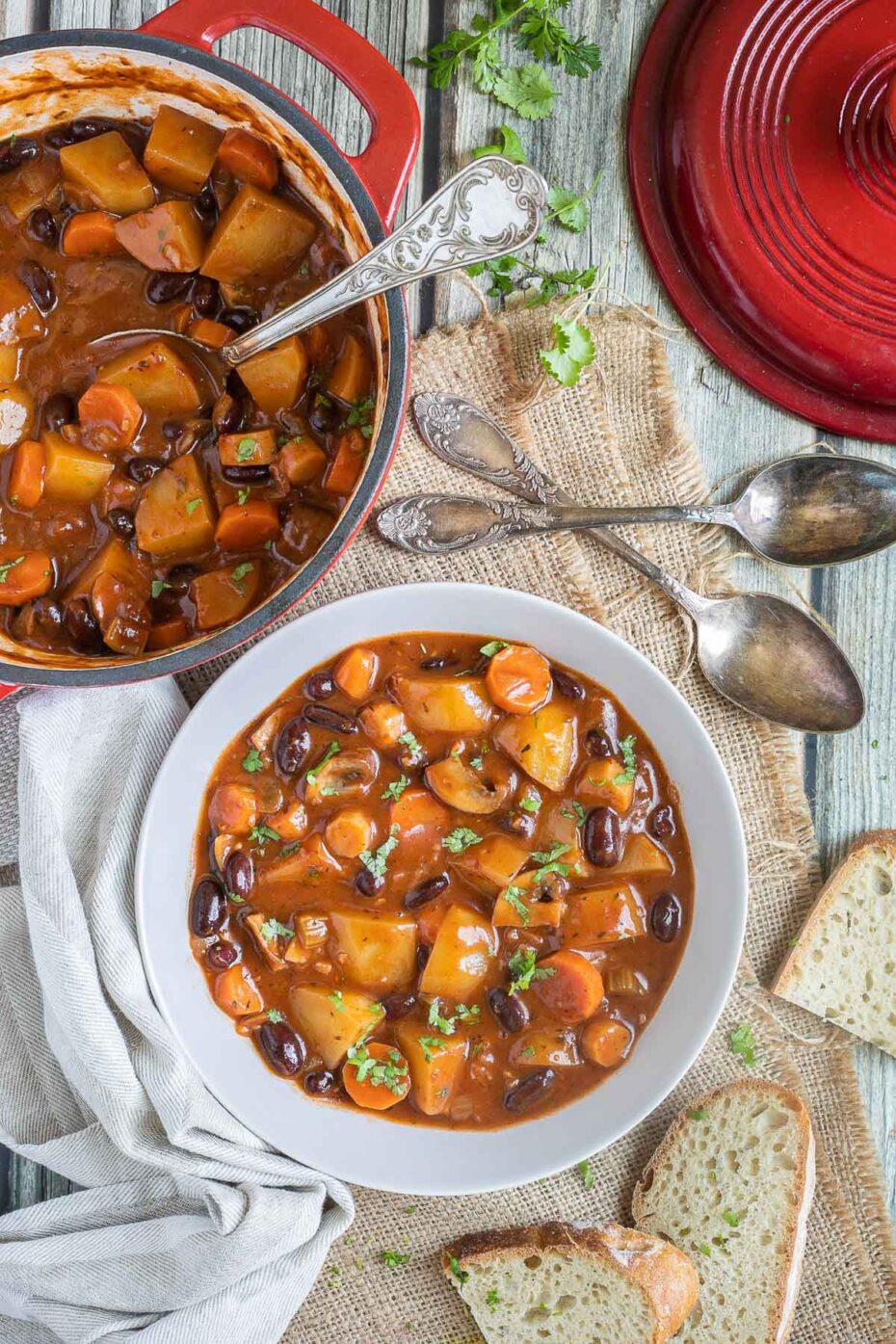 The Best Hearty Vegetable Stew - My Pure Plants