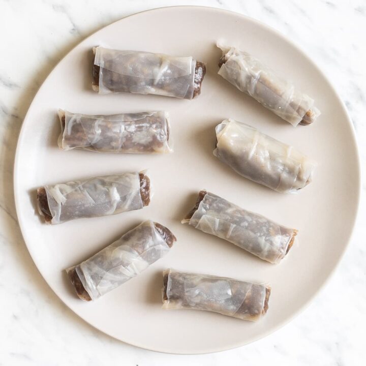 Apple Pie Spring Rolls - My Pure Plants