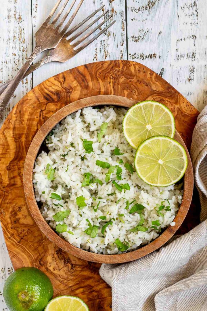 Chipotle Cilantro Lime Rice - My Pure Plants